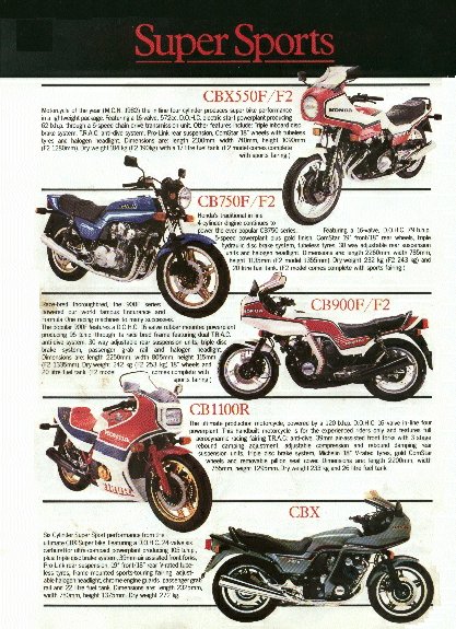 Sean Maney's Honda Brochure.